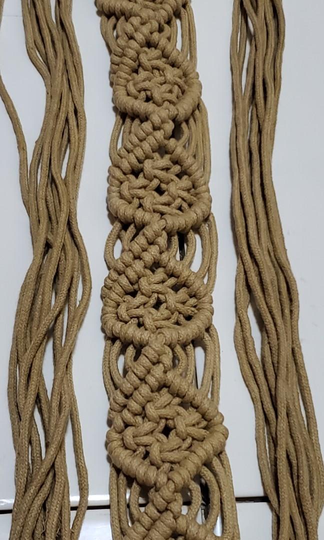 Macrame belt, Women's Fashion, Watches & Accessories, Belts on Carousell