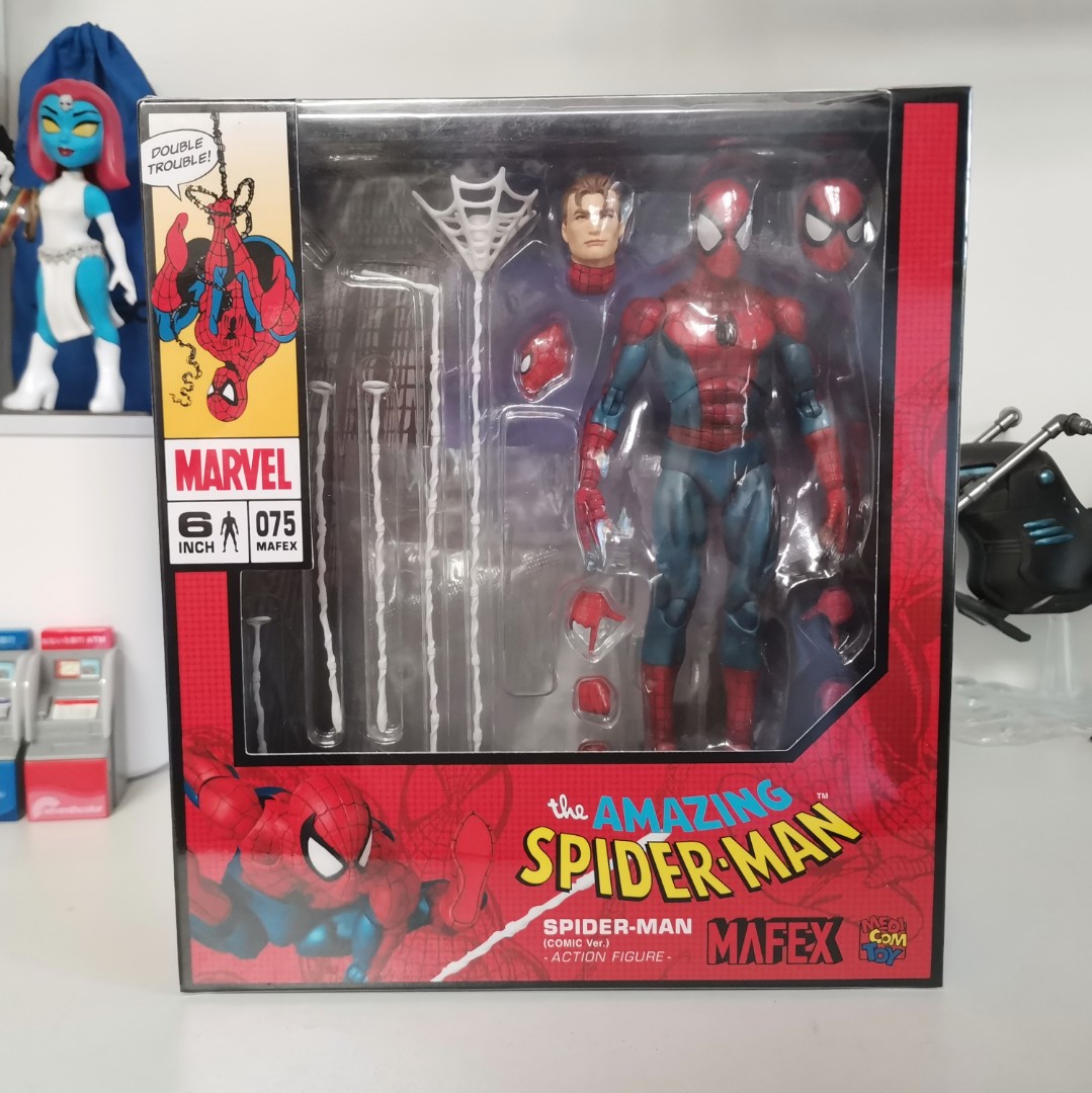 MAFEX 075 MISB COMIC SPIDER-MAN, Hobbies & Toys, Toys & Games on Carousell