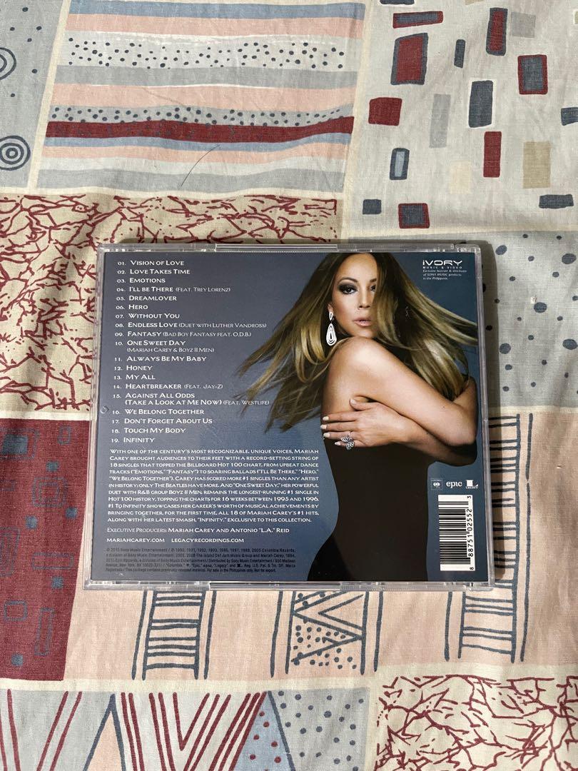 Mariah Carey #1 To Infinity CD Album, Hobbies & Toys, Music & Media ...