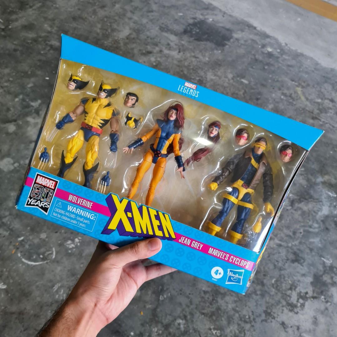 Marvel Legends 3pk Love Triangle X-Men: Wolverine, Jean Grey, and ...