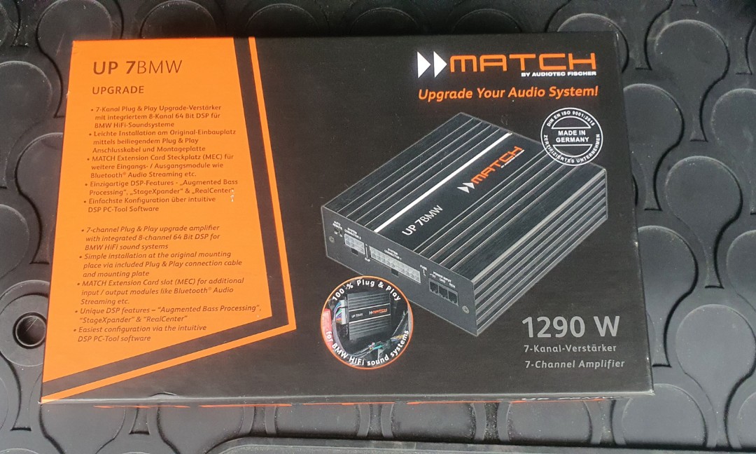 Match Up 7 BMW DSP Amplifier, Car Accessories, Accessories on Carousell