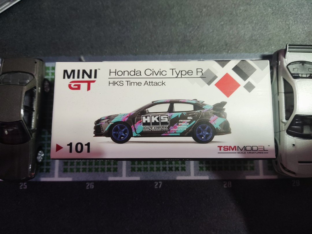 Mini GT honda civic type R hks time attack, Hobbies & Toys, Toys ...
