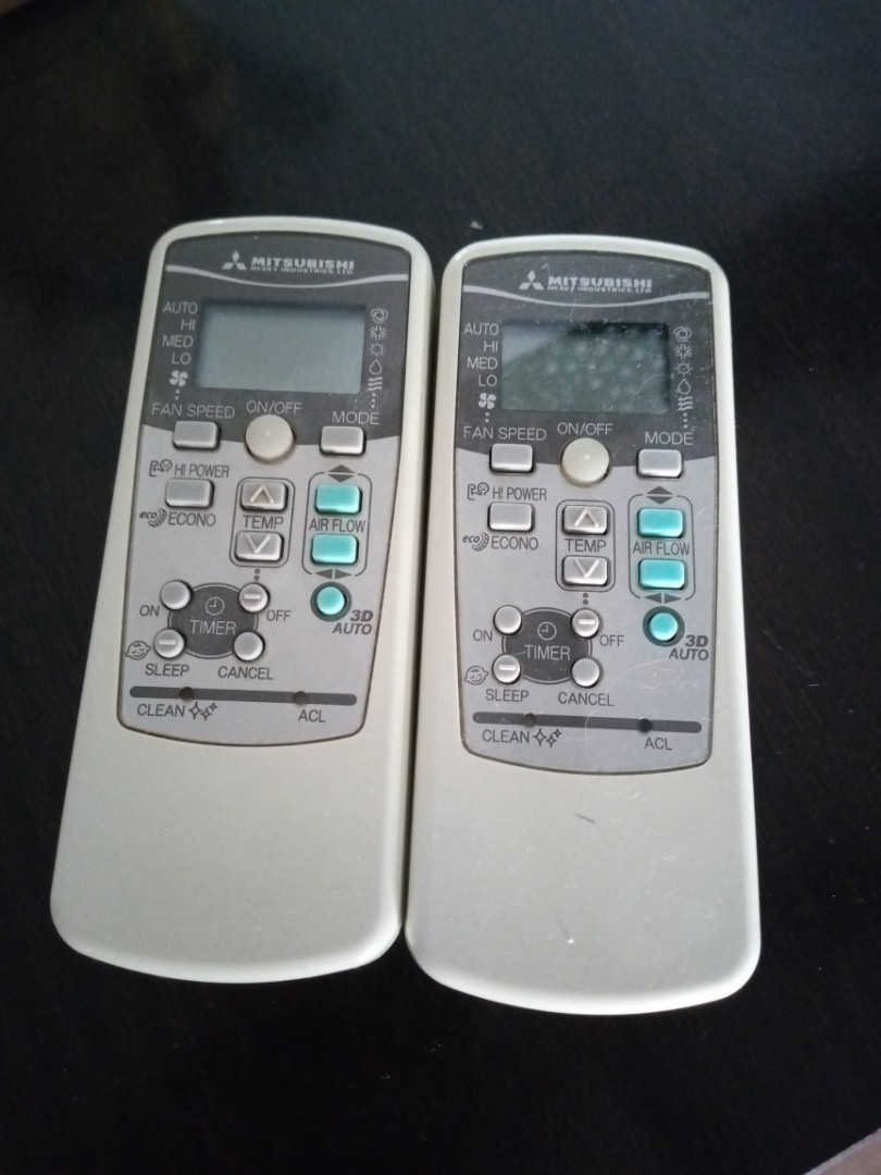 Mitsubishi Aircon Used remote control, TV & Home Appliances, Air ...