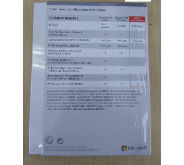 Ms Office Home & Student 2021, Computers & Tech, Parts & Accessories ...