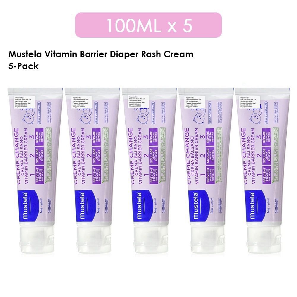 Mustela Vitamin Barrier Diaper Rash Cream, Babies & Kids, Bathing ...