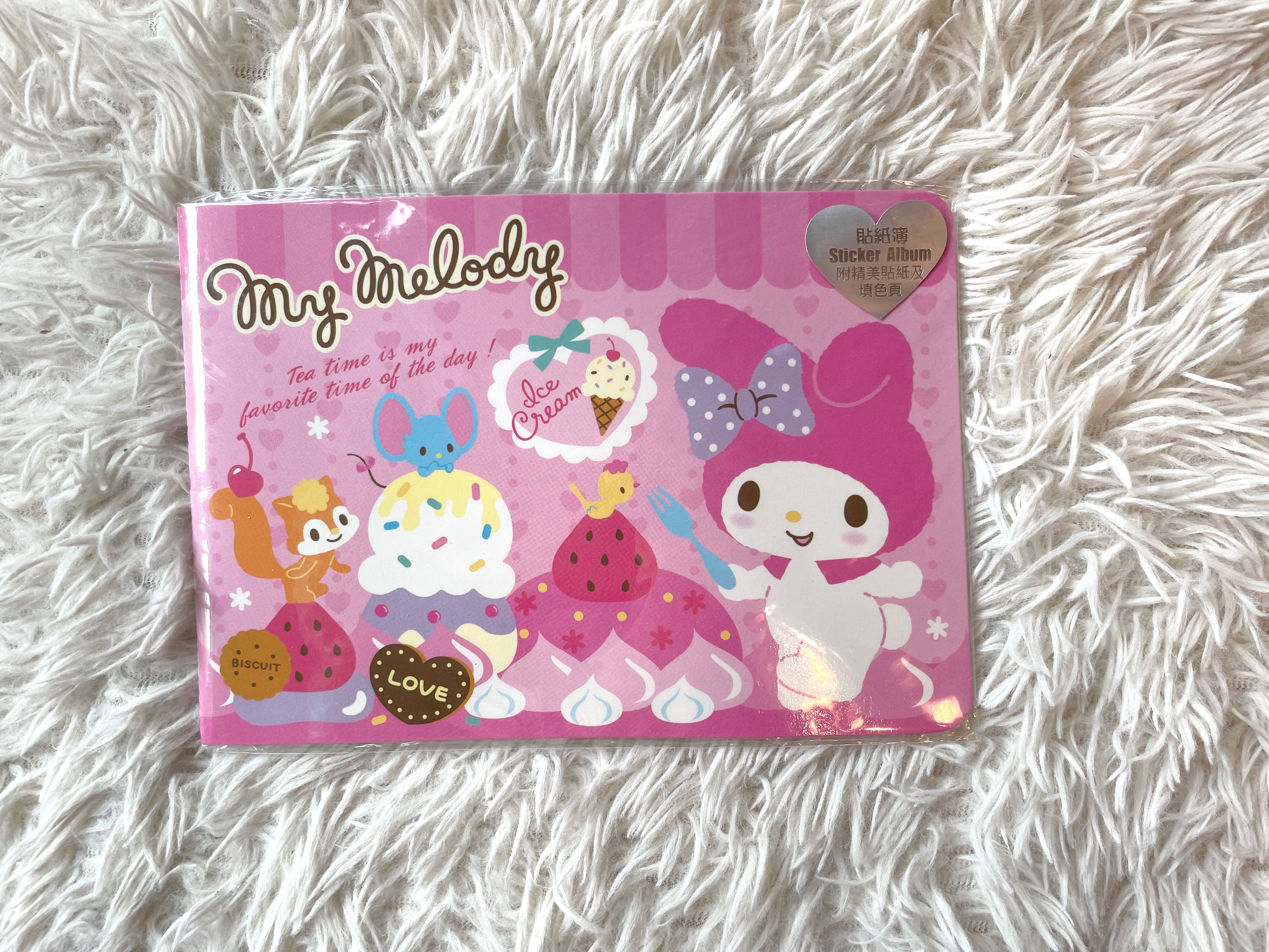 My Melody 貼紙簿 Sticker Book, 興趣及遊戲, 手作＆自家設計, 工藝用品及工具 - Carousell