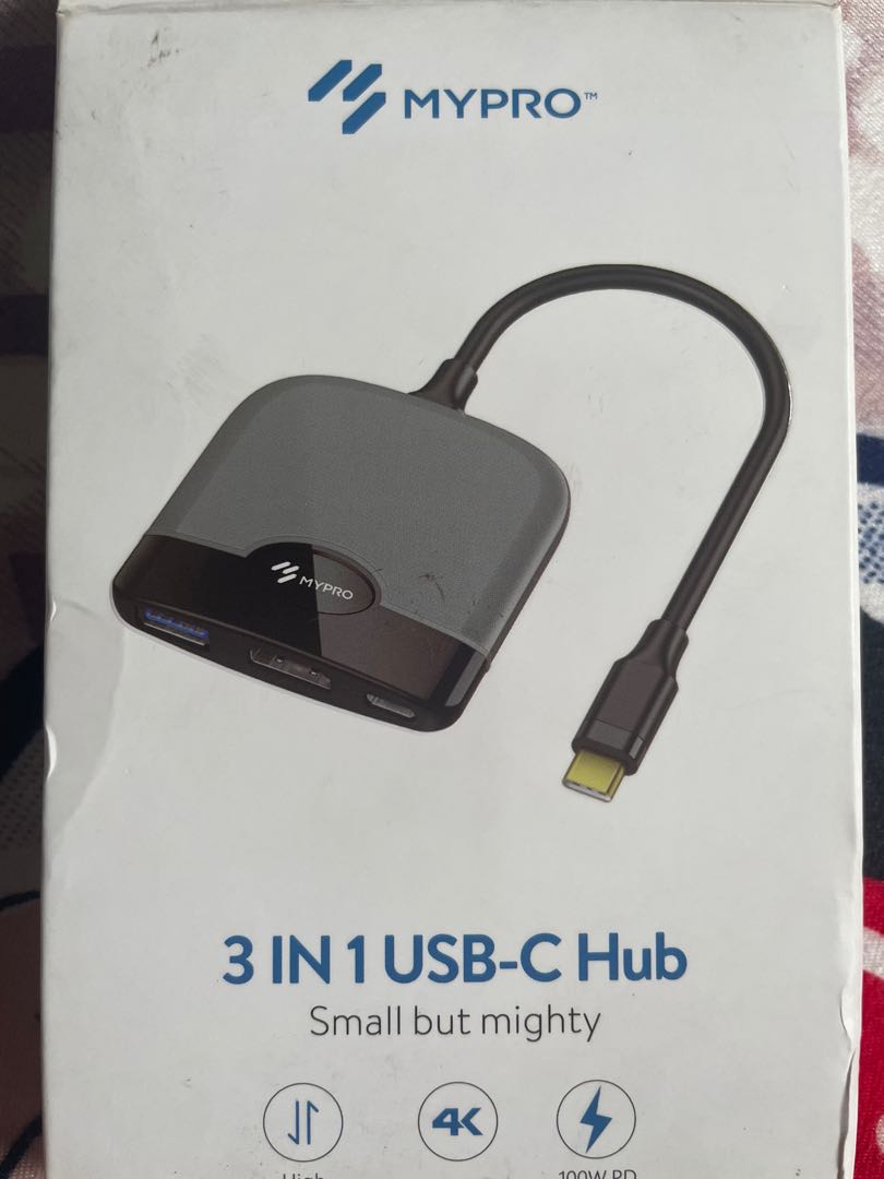 MYPRO 3in1 USB-C hub, Computers & Tech, Parts & Accessories, Other Accessories on Carousell