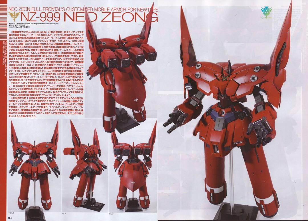 Neo Zeong HG 1/144 scale gundam model bandai super rare, Hobbies & Toys ...