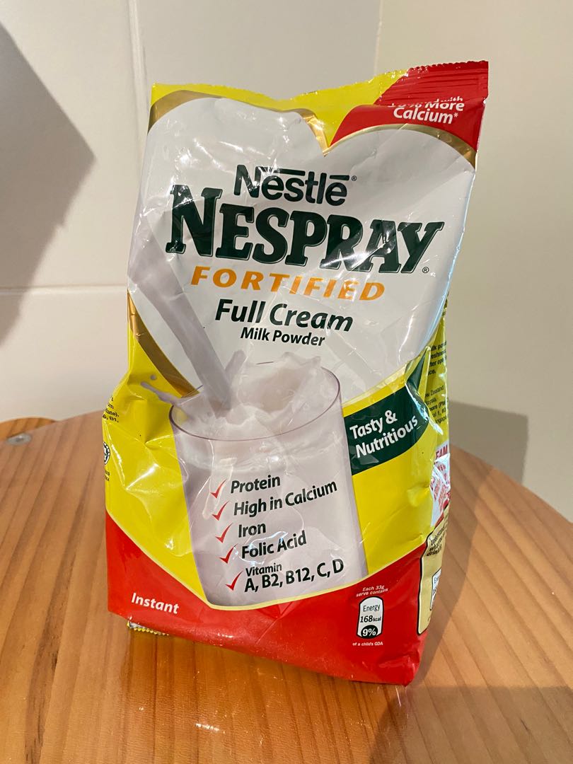 Nespray Instant Fortified Full Cream Milk Powder 600g, Food & Drinks ...