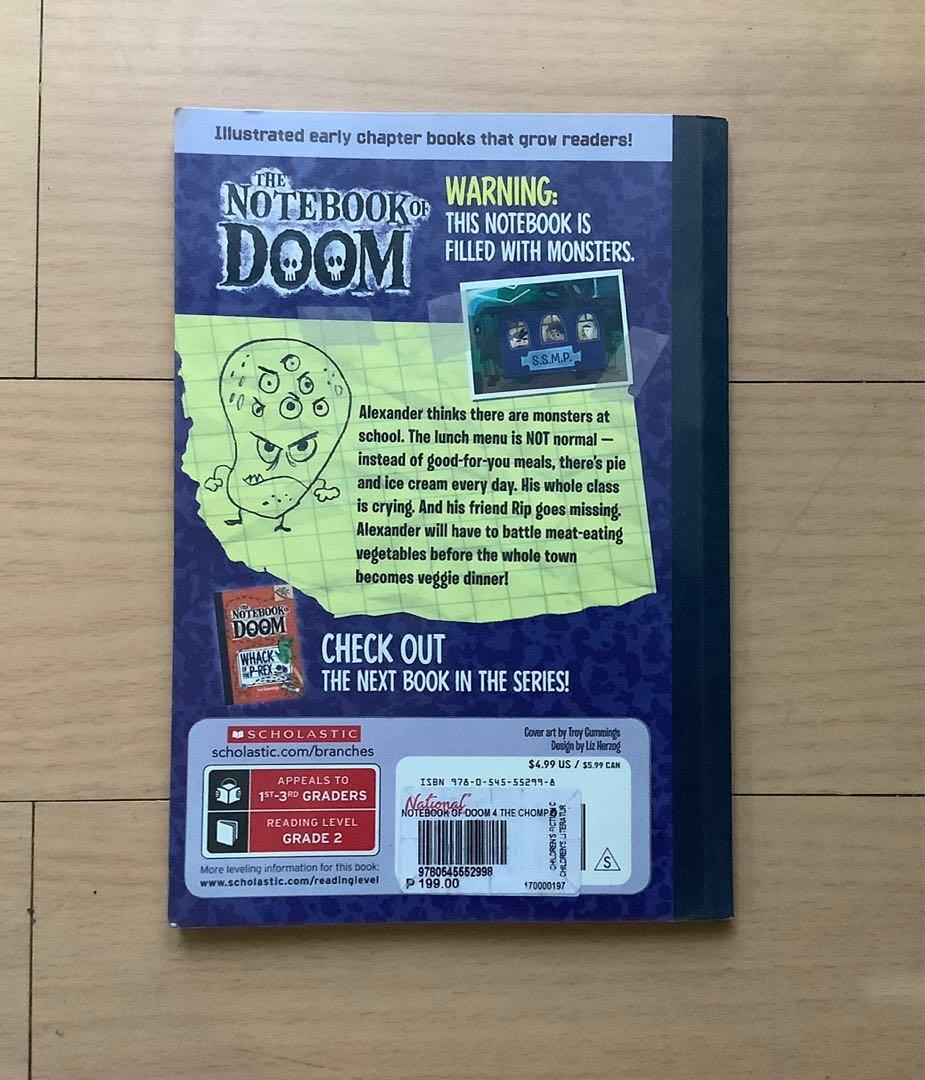 Notebook of Doom, No.4, Chomp of the Meat-Eating Vegetables, Hobbies ...