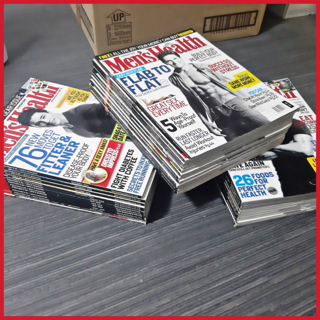 Old Issues of Men's Health Magazine - Singapore (2005 - 2015), Hobbies ...