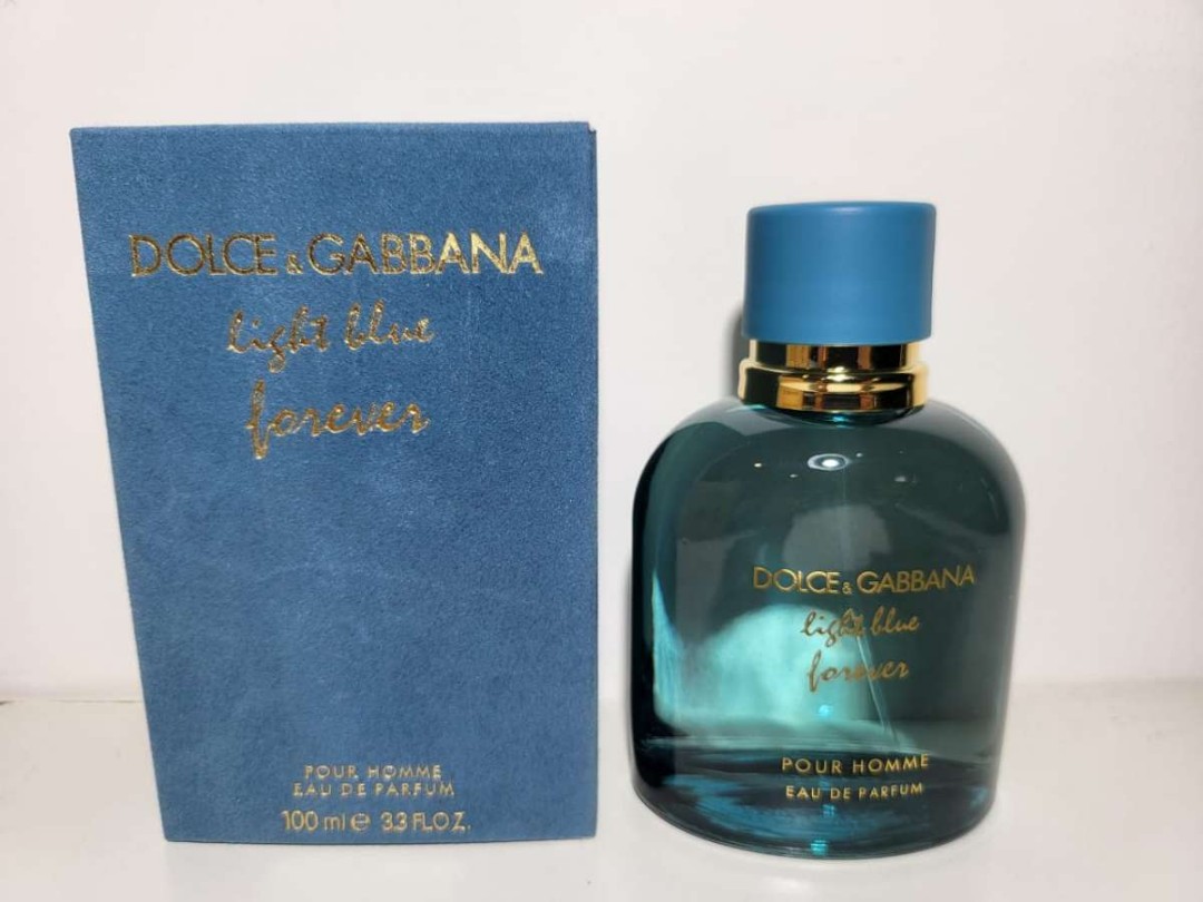 (P744) DOLCE & GABBANA LIGHT BLUE FOREVER HOMME EDP 100ML PERFUME ...
