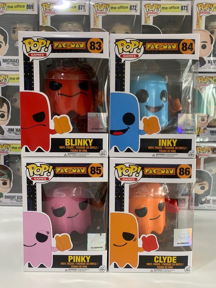 Pac-Man Funko Set, Hobbies & Toys, Memorabilia & Collectibles, Vintage ...