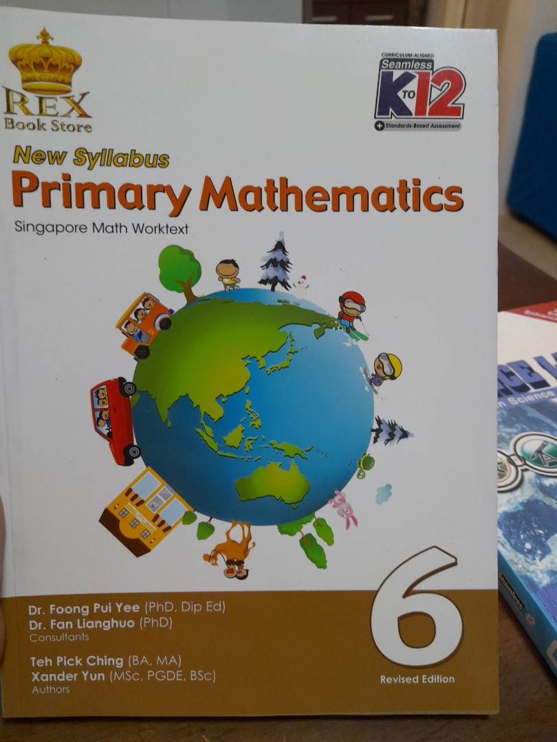 Primary Mathematics Grade 6 Singapore Math Worktext, Hobbies & Toys ...