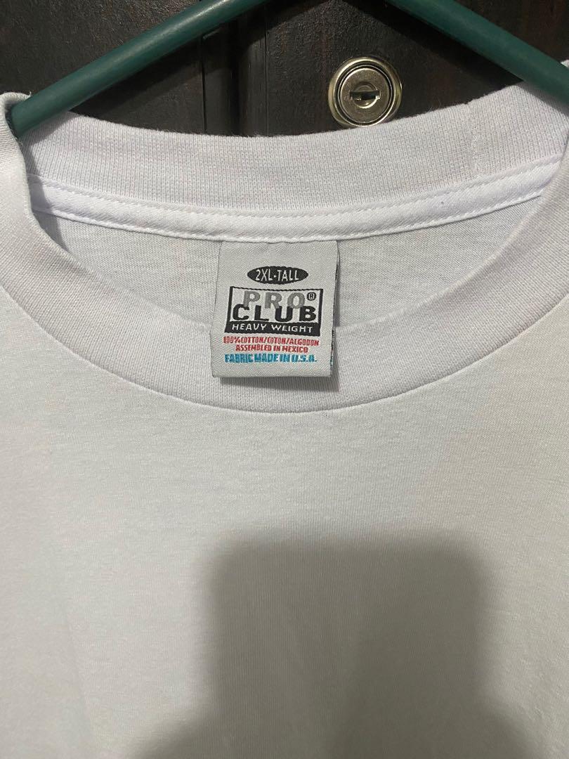 Pro club xxl white shirt, Men's Fashion, Tops & Sets, Tshirts & Polo ...