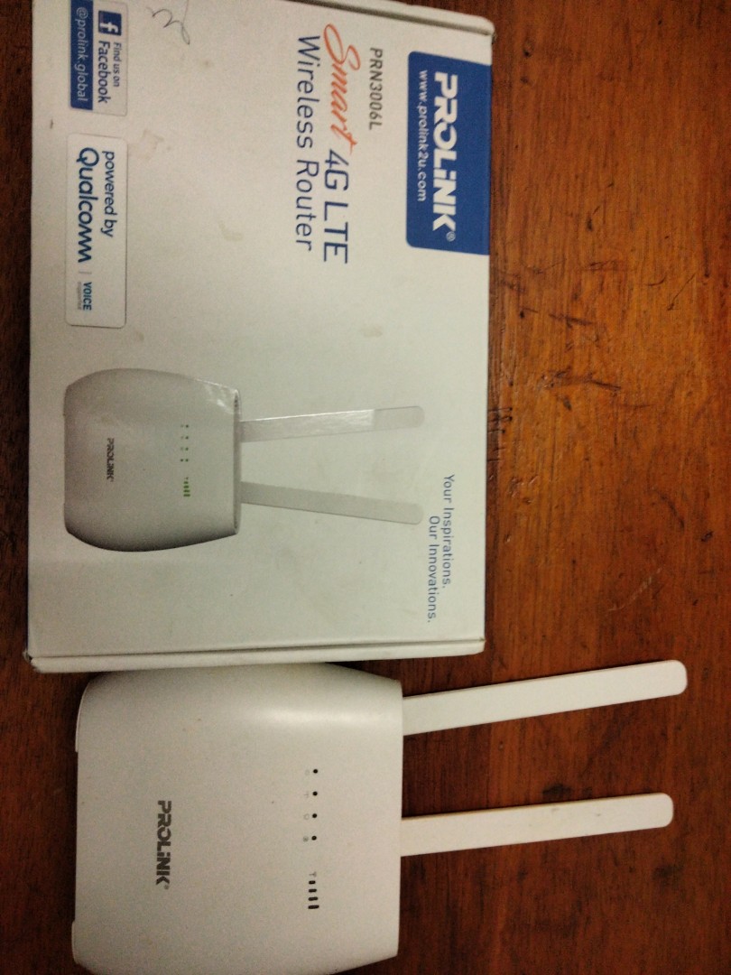 Prolink Smart 4g lte wireless router, Computers & Tech, Parts ...
