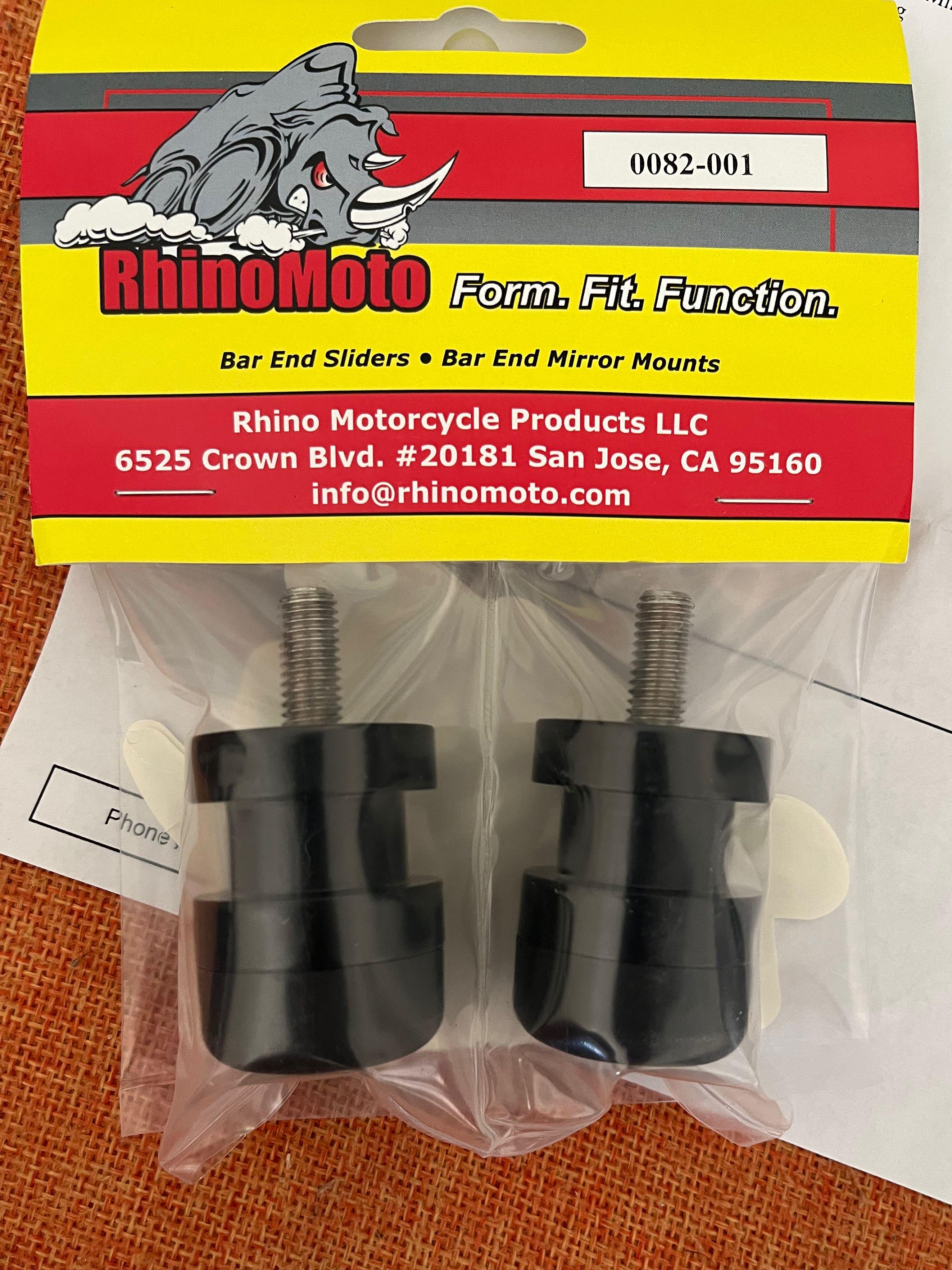 Rhinomotor bar end adapter for barend mirrors, Motorcycles, Motorcycle ...