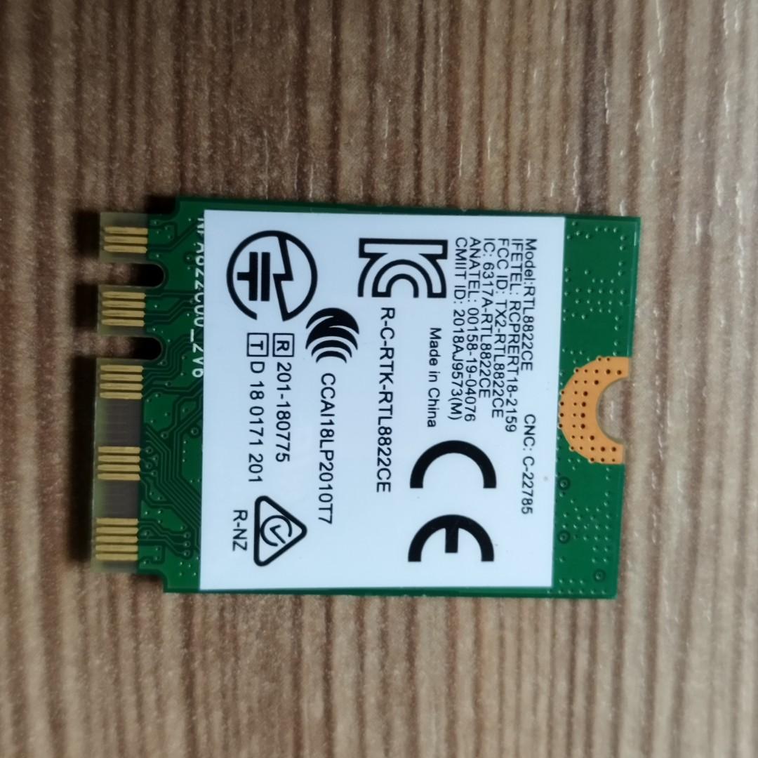 RTL8822CE Bluetooth 5.0 Laptop Wifi card, Computers & Tech, Parts ...