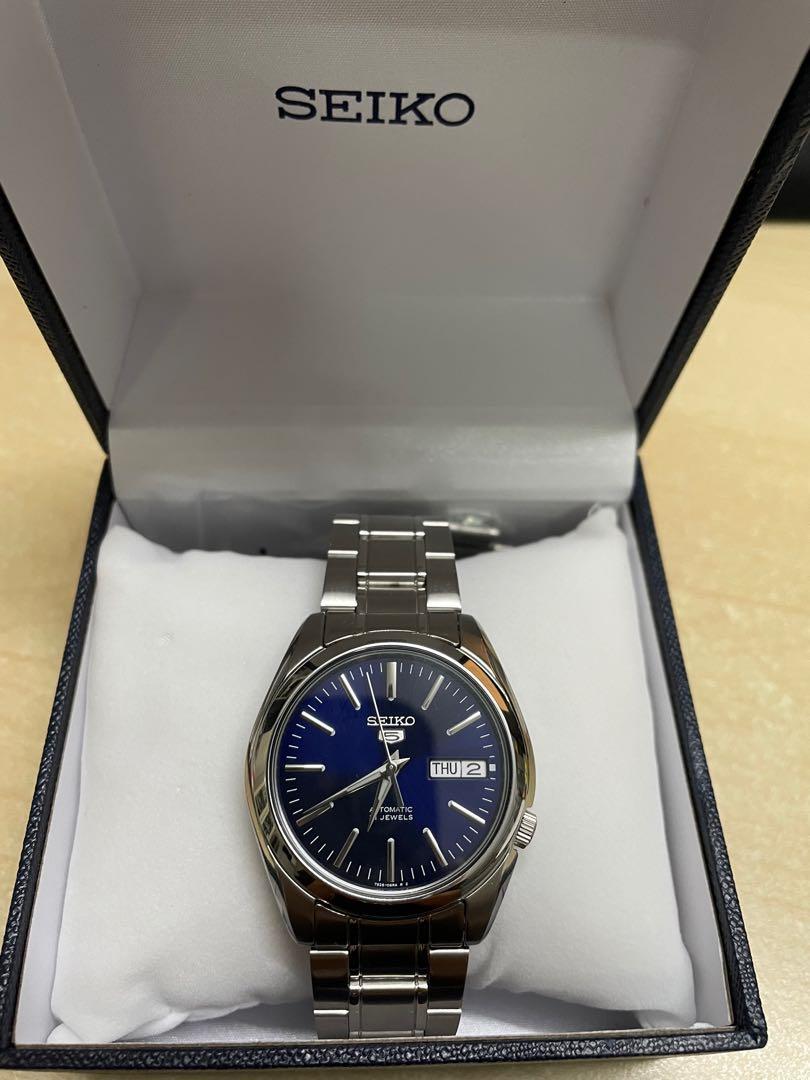 Seiko 5 Blue Dial - SNKL43K1 Automatic Watch, Men's Fashion, Watches ...