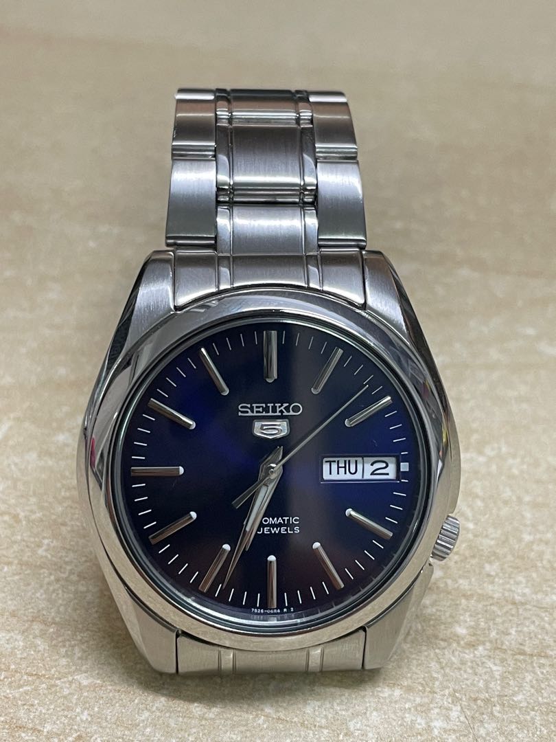 Seiko 5 Blue Dial - SNKL43K1 Automatic Watch, Men's Fashion, Watches ...
