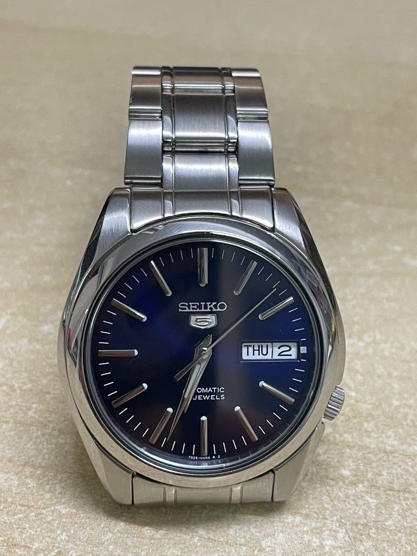 Seiko 5 Blue Dial - SNKL43K1 Automatic Watch, Men's Fashion, Watches ...