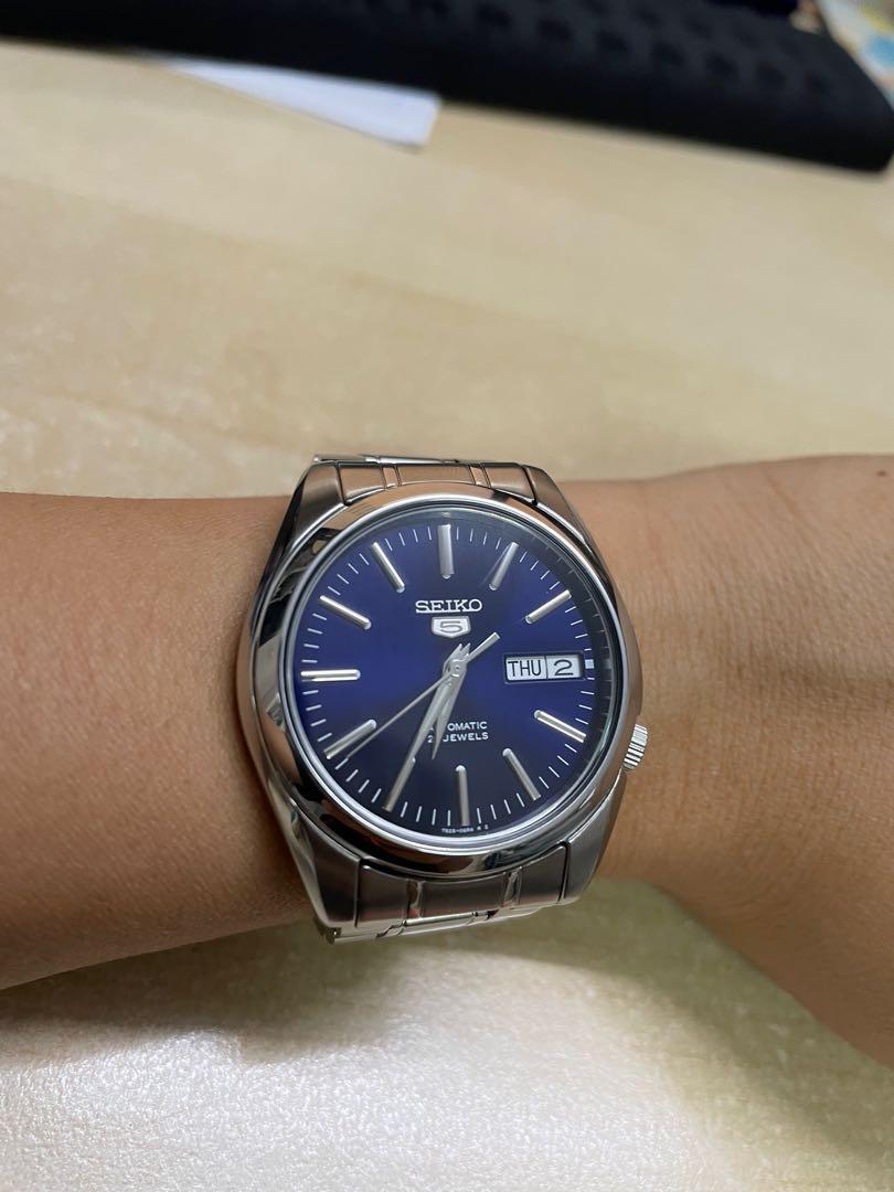 Seiko 5 Blue Dial - SNKL43K1 Automatic Watch, Men's Fashion, Watches ...