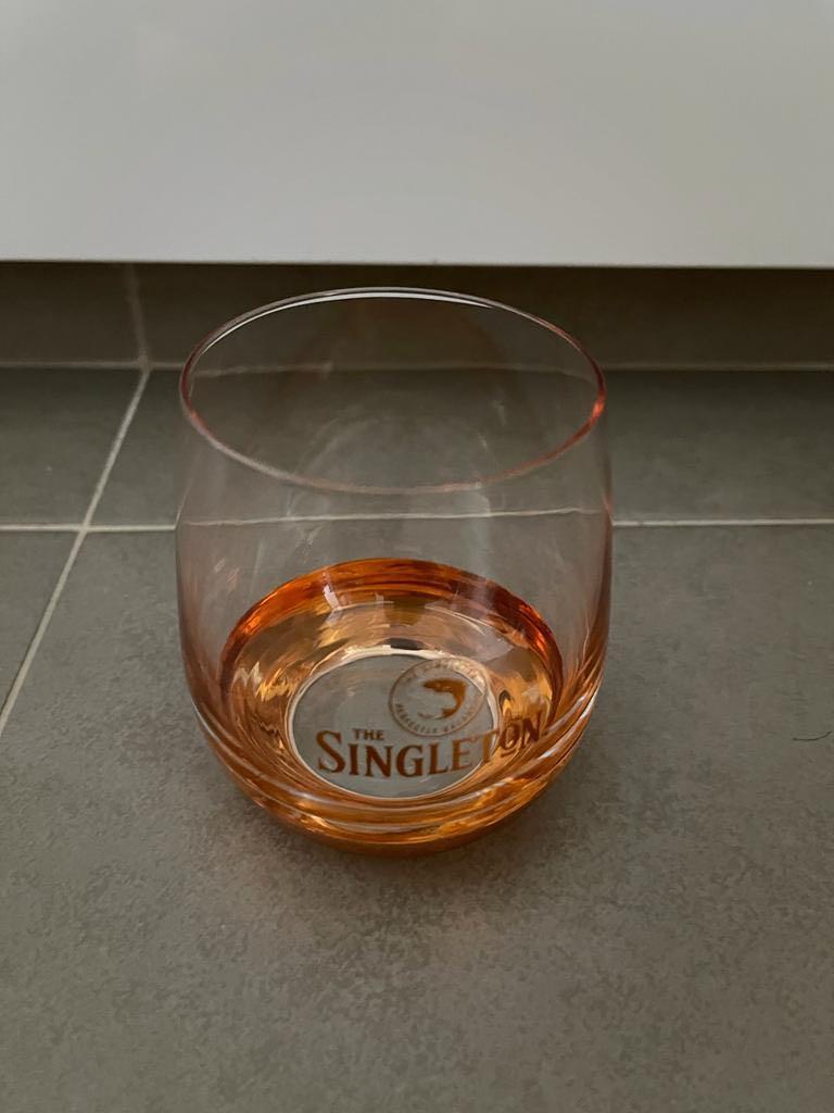 Singleton Whisky Glass in rose gold color, Furniture & Home Living ...