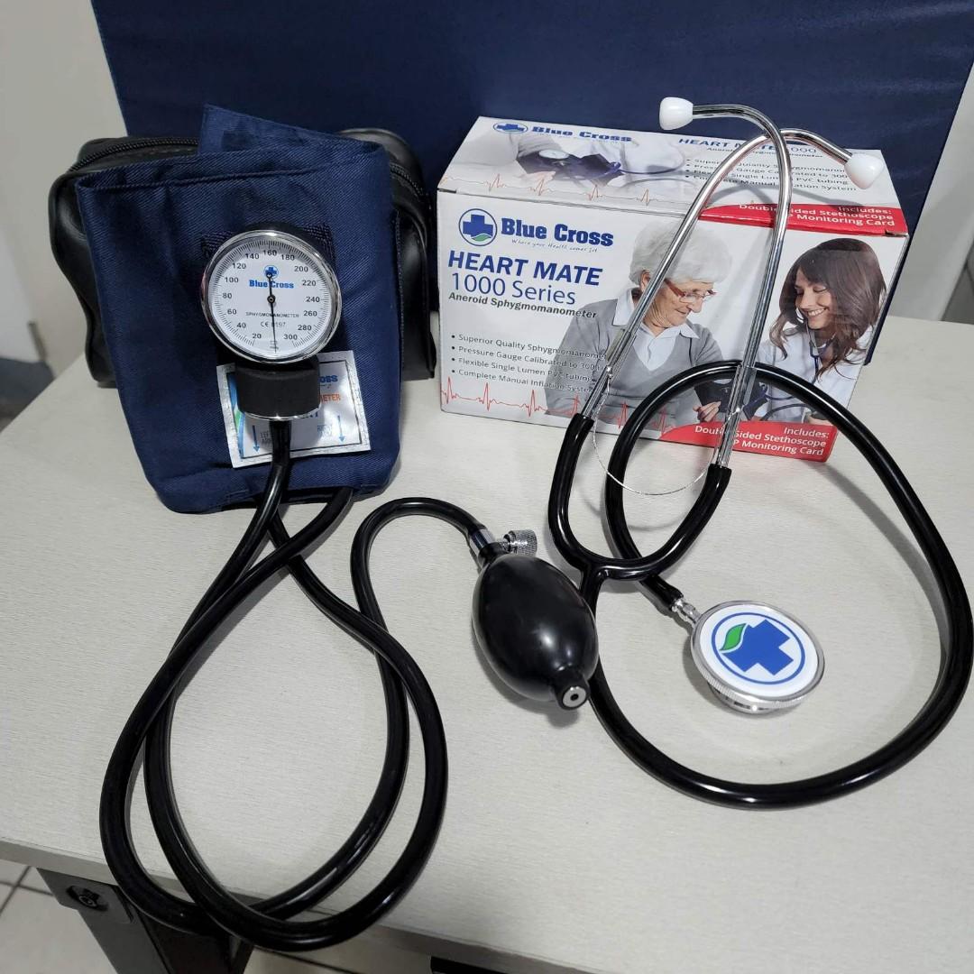 Sphygmomanometer Aneroid BLUE CROSS HEART MATE, Health & Nutrition ...