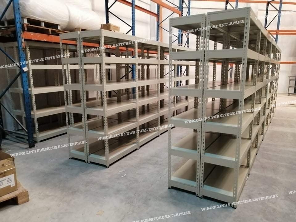 steel rack 6 shelves heavy duty / office furniture, Furniture & Home ...