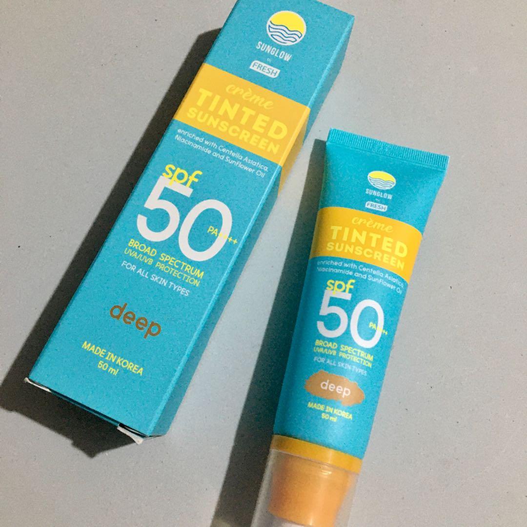Sunglow Tinted Sunscreen, Beauty & Personal Care, Face, Face Care on ...