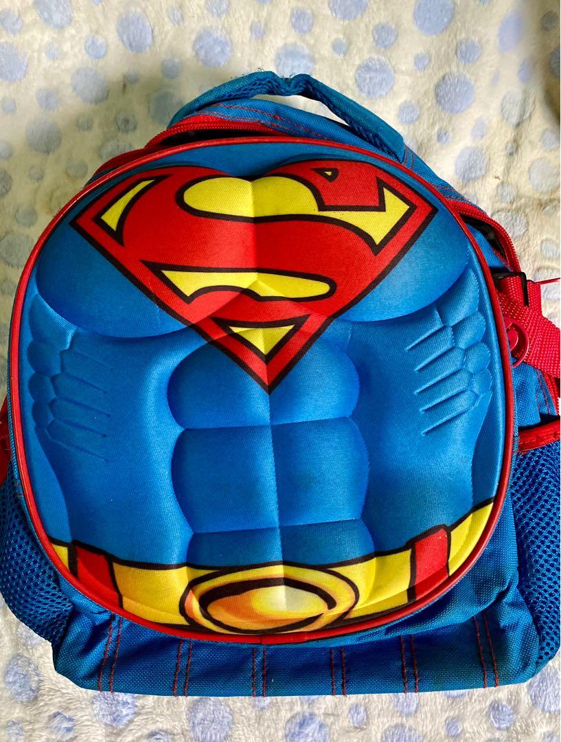 Superman Muscle Backpack, Babies & Kids, Babies & Kids Fashion on Carousell