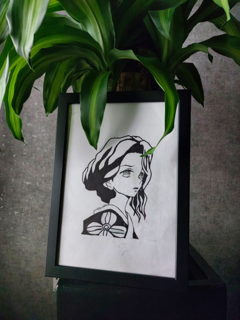 Tamayo Demon Slayer drawing, Hobbies & Toys, Stationery & Craft, Art ...