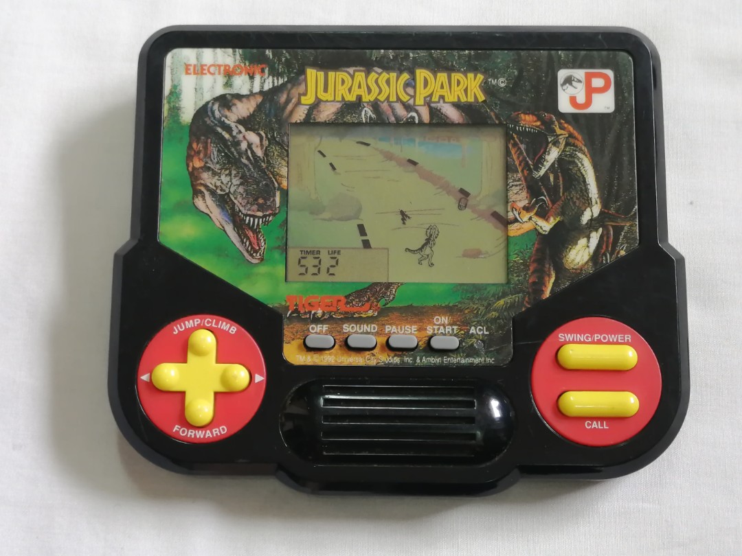 Tiger Electronics Jurassic Park Handheld Game 1988, Hobbies & Toys ...
