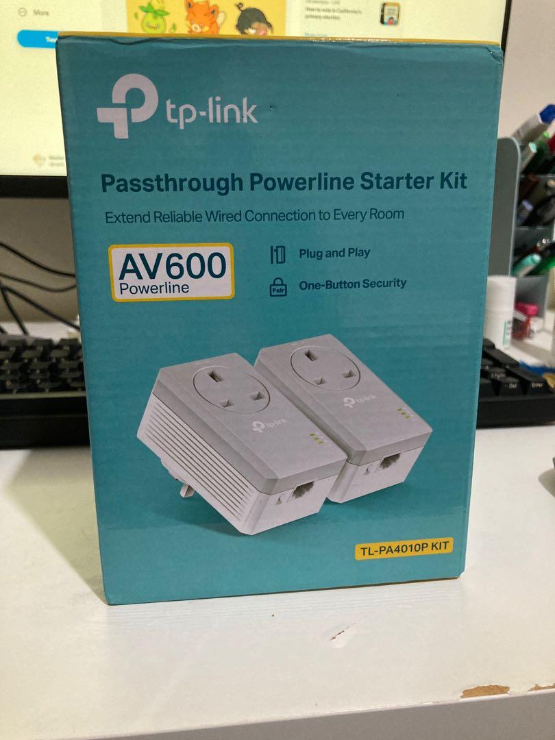 TP-link AV600 passthrough powerline, Computers & Tech, Parts ...