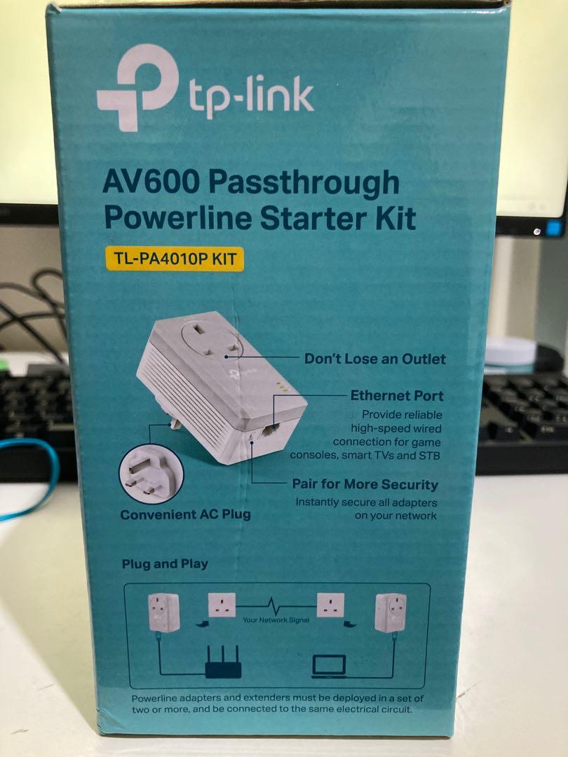 TP-link AV600 passthrough powerline, Computers & Tech, Parts ...
