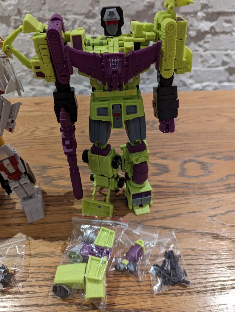Transformers Magic Square Devastator MS-B37 Shovel (Scrapper), MS-B38 ...