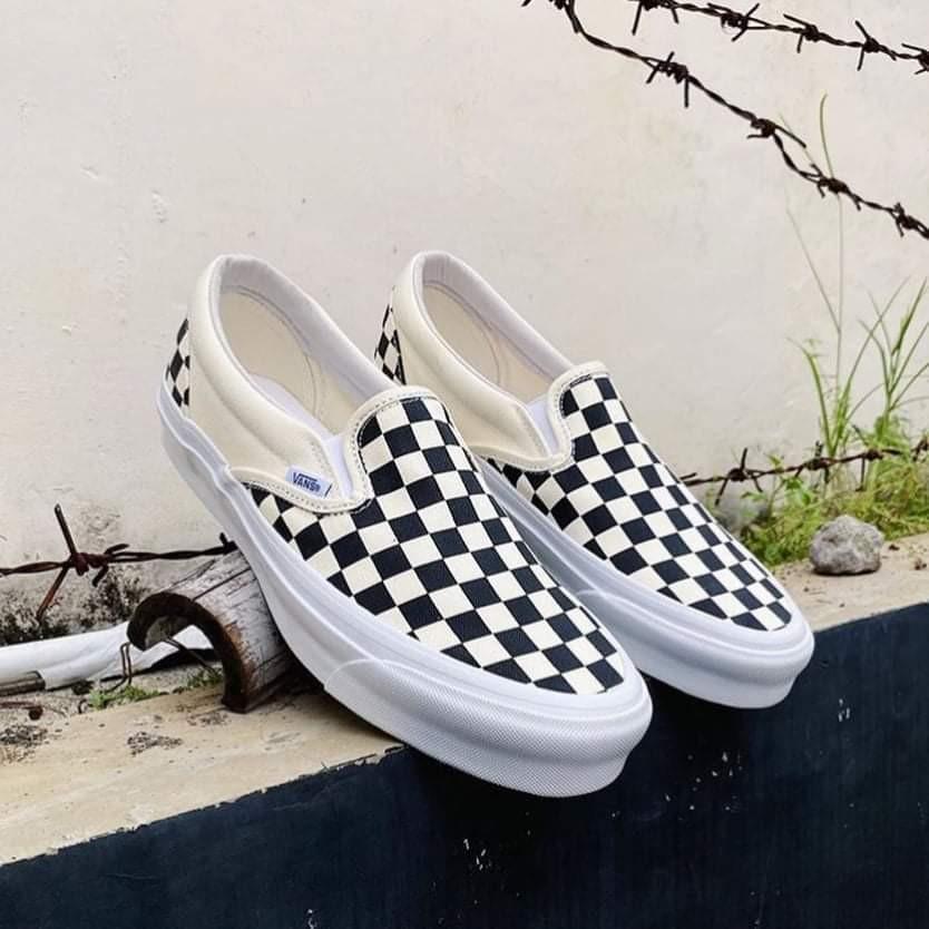 VANS VAULT SLIP ON CHECKERBOARD, Men's Fashion, Footwear, Sneakers on ...