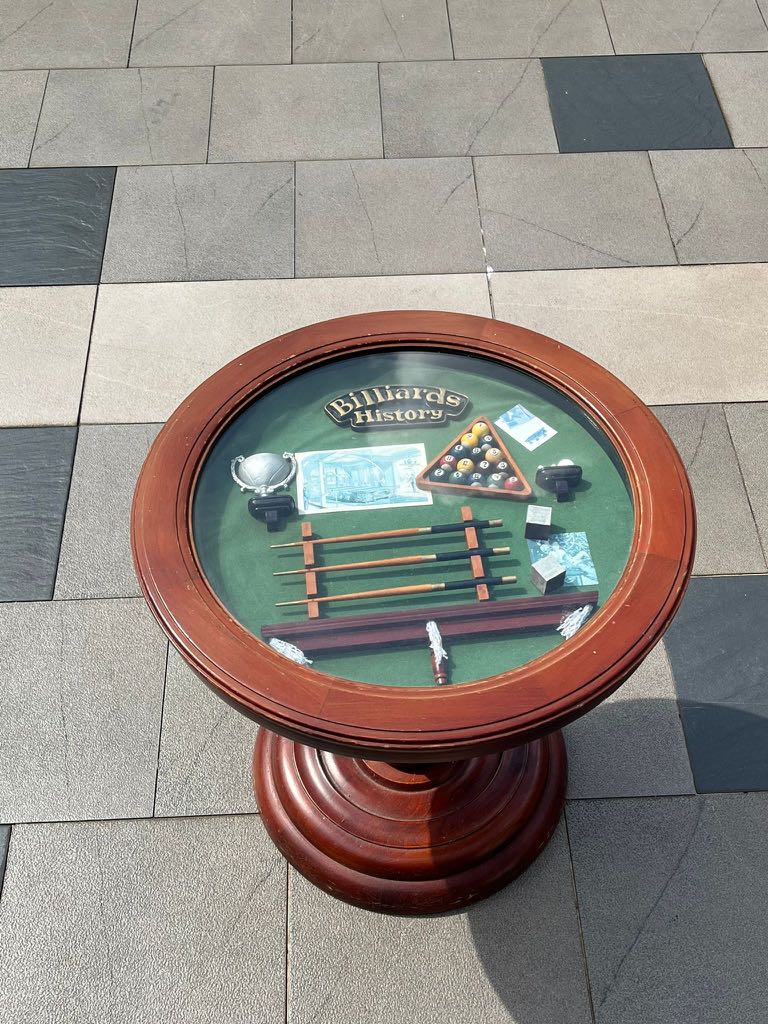Vintage Billard table coffee table set, Furniture & Home Living ...