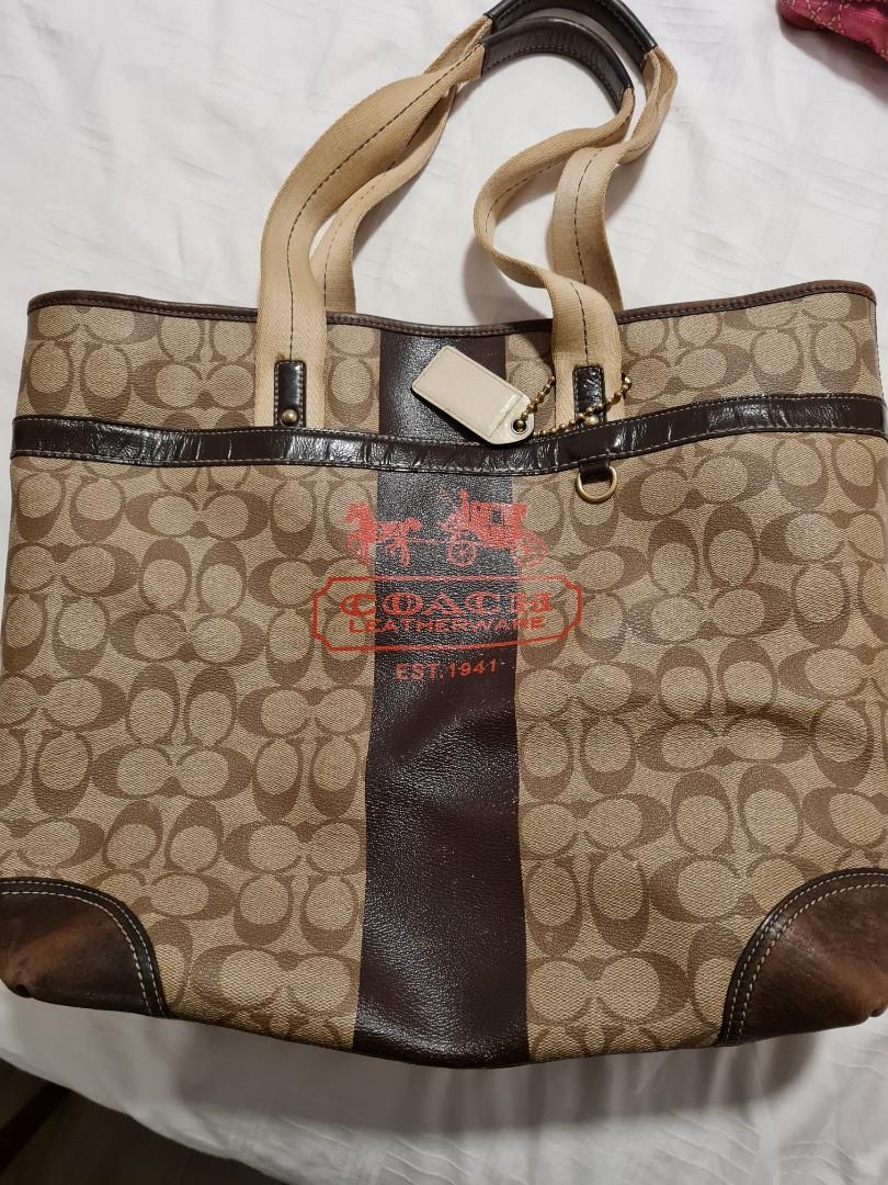 Vintage Coach tote., Women's Fashion, Bags & Wallets, Tote Bags on ...
