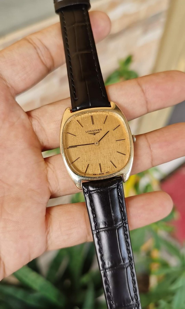 Vintage Longines Linen Dial Manual Winding, Men's Fashion, Watches ...