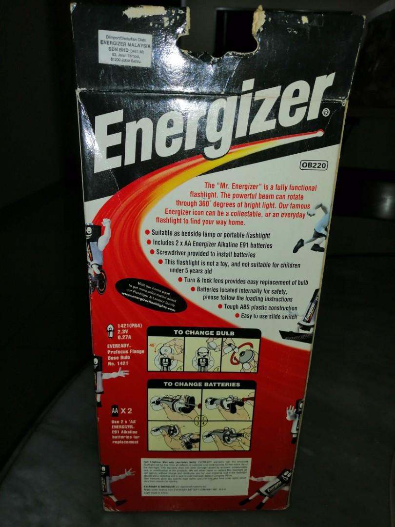 Vintage Mr. Energizer Torchlight, Hobbies & Toys, Collectibles ...