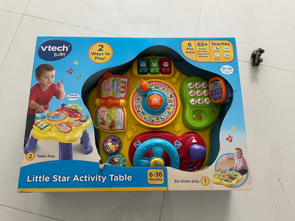 VTech Little Star Activity Table, Babies & Kids, Infant Playtime on ...