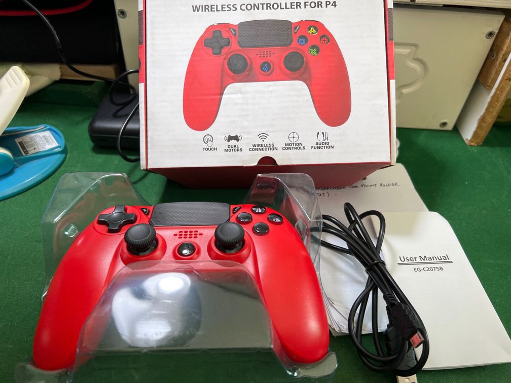 Wireless Controller for P4 (4382), Video Gaming, Gaming Accessories ...