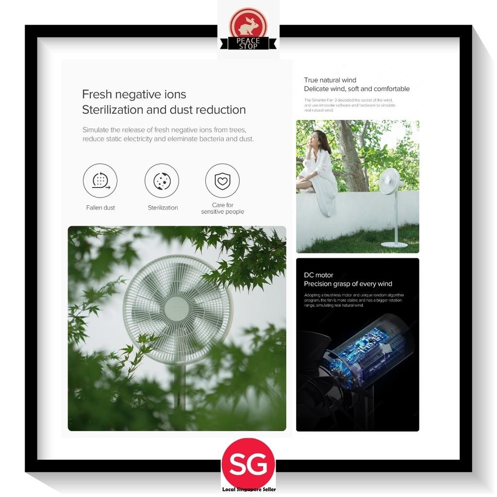 Xiaomi Smartmi 3 Fan | Cordless Fan | Smart Standing Fan, Furniture ...