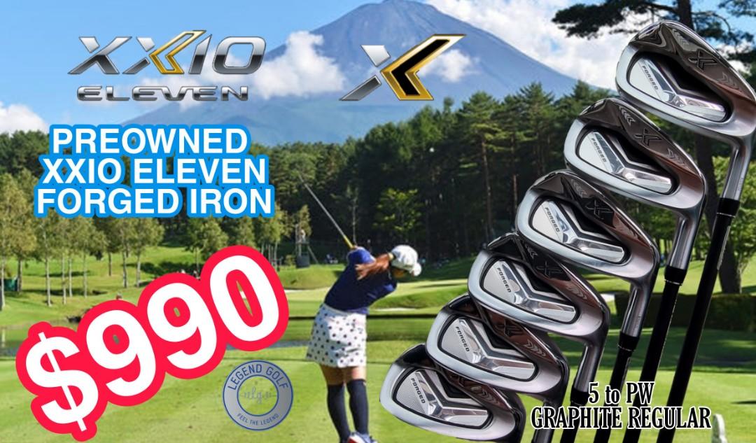 XXIO ELEVEN FORGED IRONS, Sports Equipment, Sports & Games, Golf on ...