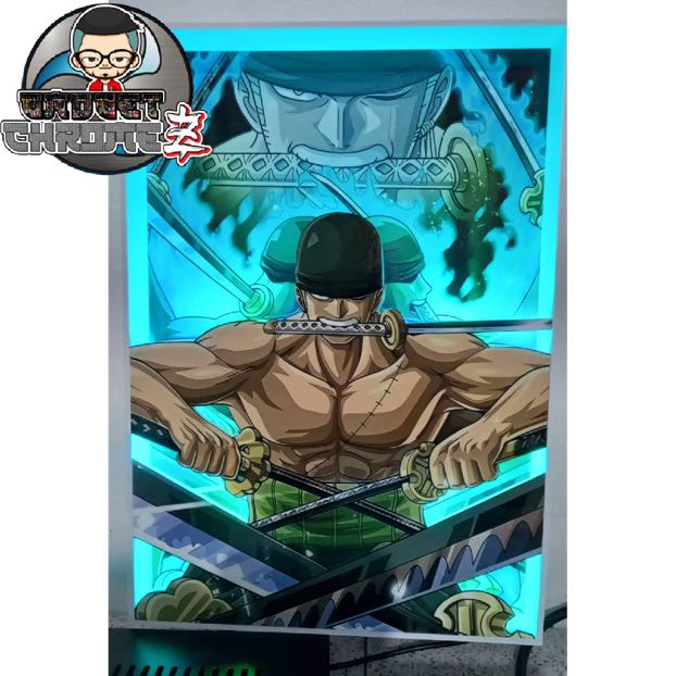 3D LED Sintra Board Mural Wall Frame | One Piece | ZORO, Furniture ...