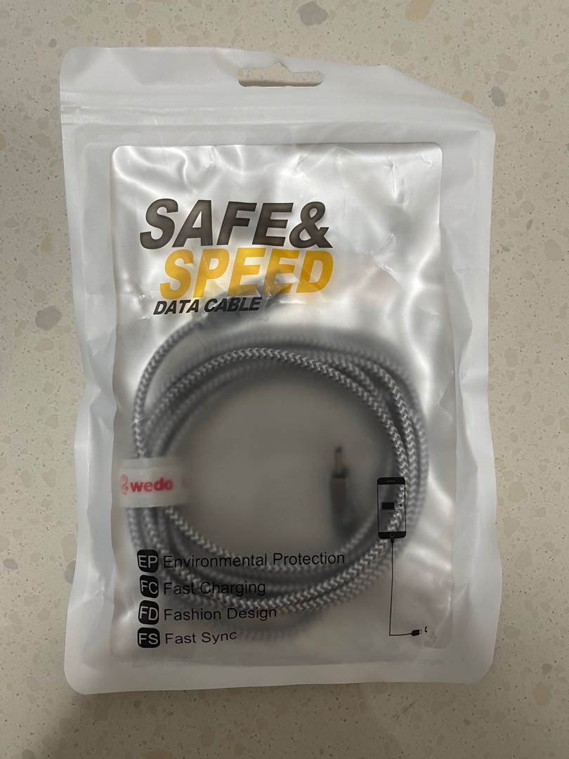 USB type C cable Data Cable 3m (super heavy duty), Mobile Phones ...