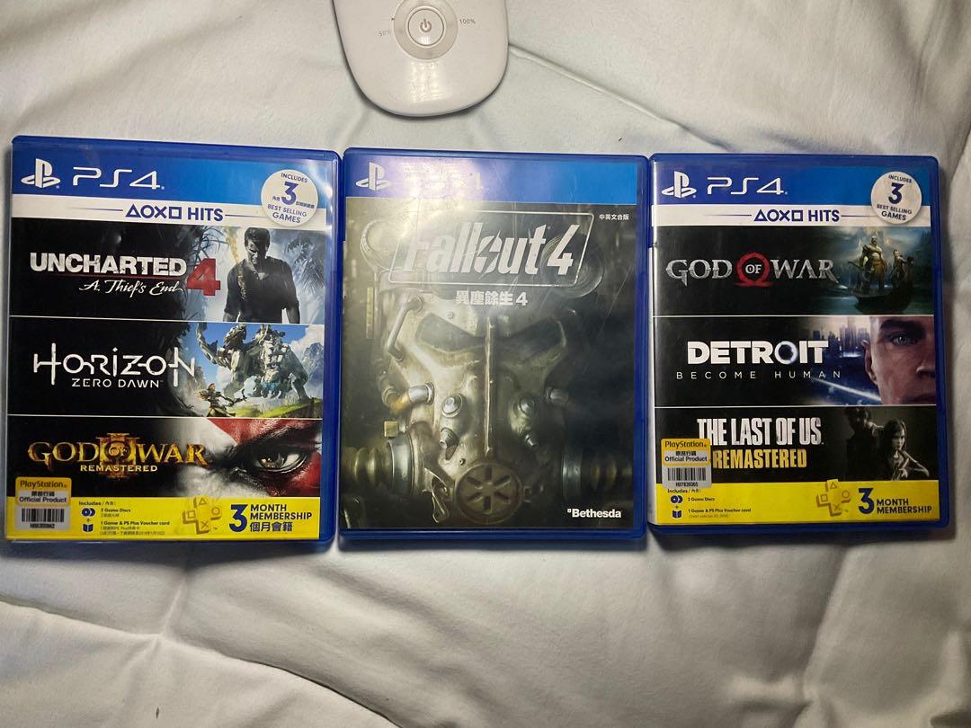 ₱500 each |Uncharted 4, horizon zero dawn, Detroit become human, gow4 ...