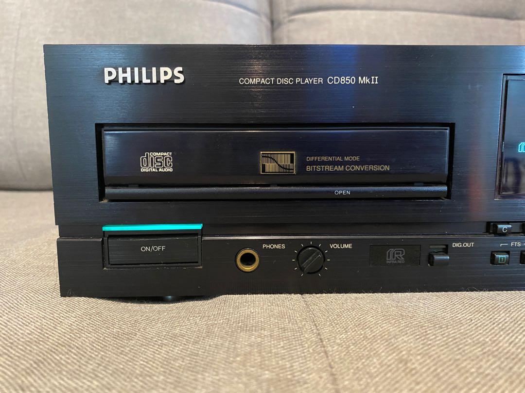 新淨 飛利浦 Philips CD850 Mk II 比利時產 220V Marantz Sony CD機, 音響器材, 其他音響配件及設備 ...