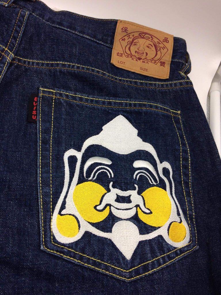 💯 ORIG EVISU PANTS, Luxury, Apparel on Carousell